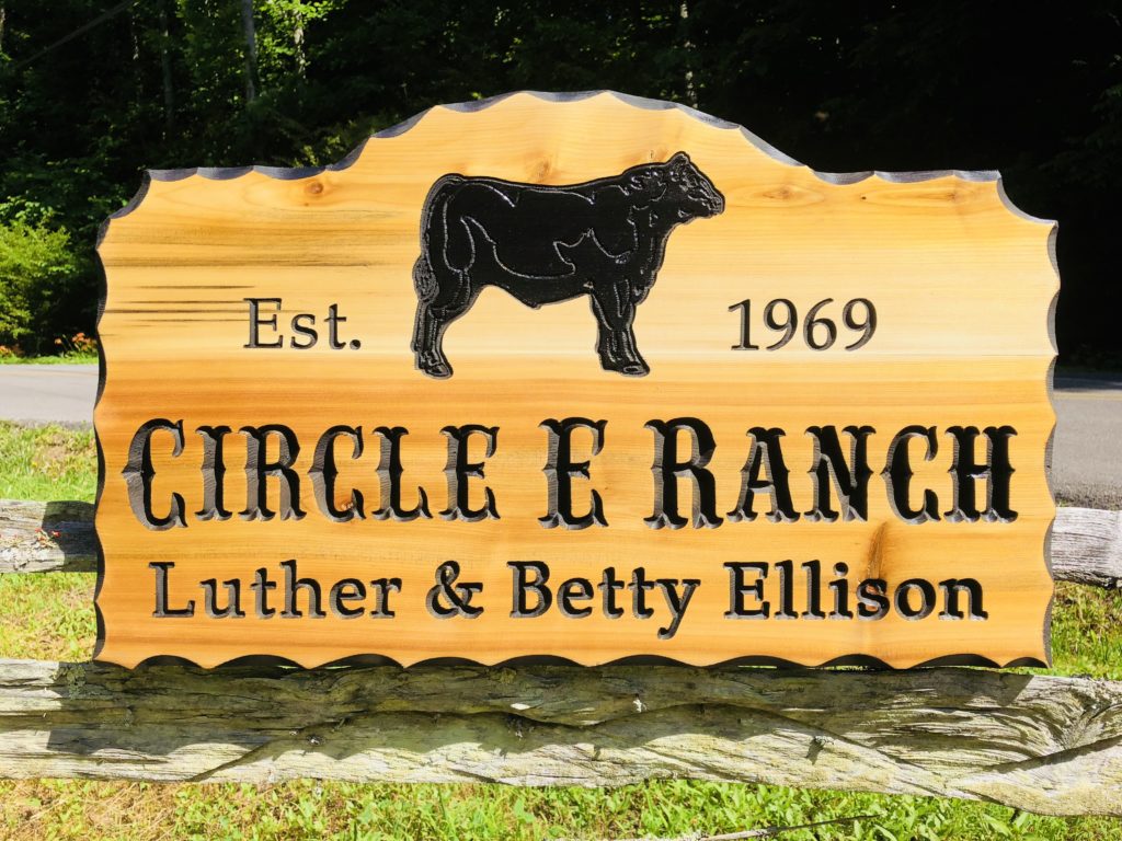 Personalized Engraved Wooden Farm Sign - Wood Signs of Gatlinburg, USA Made
