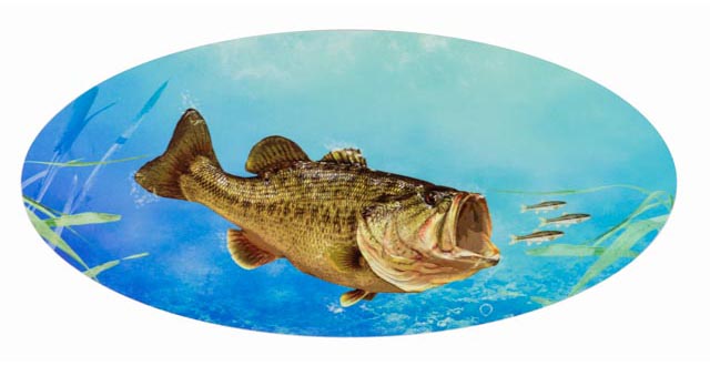 Fishing Shack Wooden Sign with Bass Plaque | Fisherman Gift Ideas